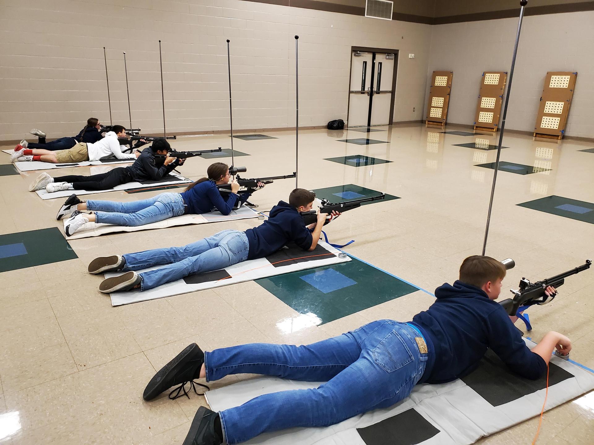 Rifle Team - Clubs & Activities - Siegel High School