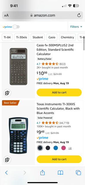 Calculators – Meyer, Heather – Armstrong Jr-Sr High School
