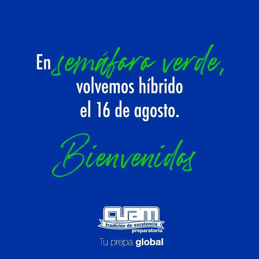Regreso a clases Ciclo Escolar 2021-2022 | Preparatoria CUAM
