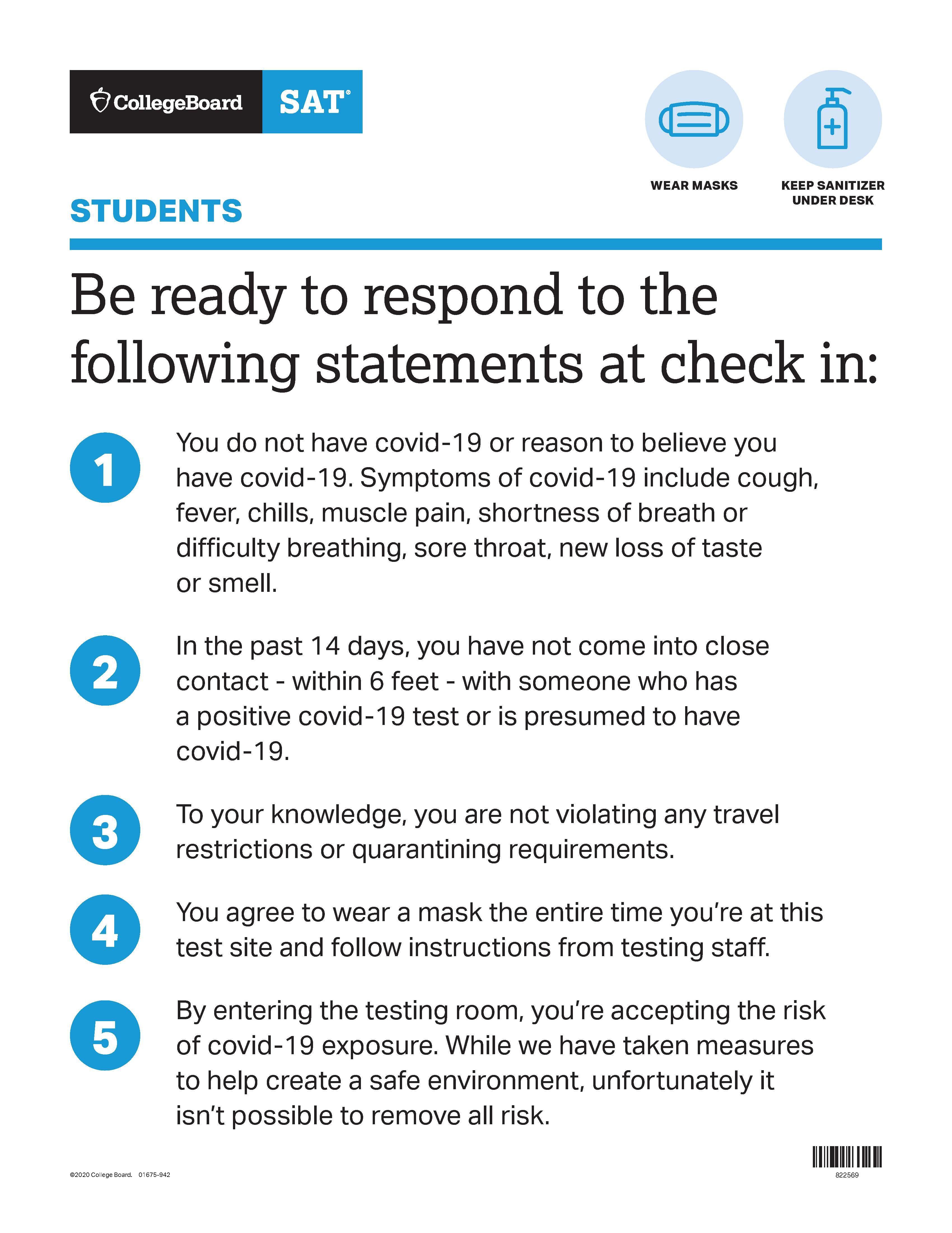 School-Based Testing (Pre-ACT/ACT, PSAT, SAT, AP, SBA) – Testing ...