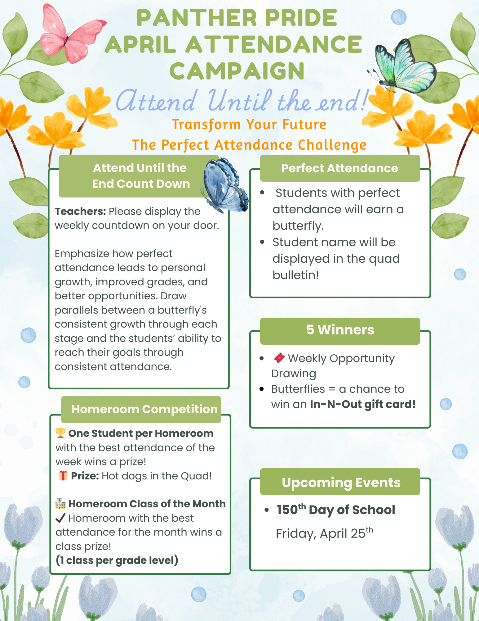 Attendance Announcements – Attendance & Enrollment Office – Franklin ...
