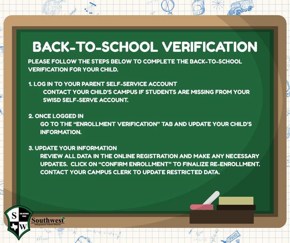 All Families Must Complete the Back-to-School Verification | Francis ...