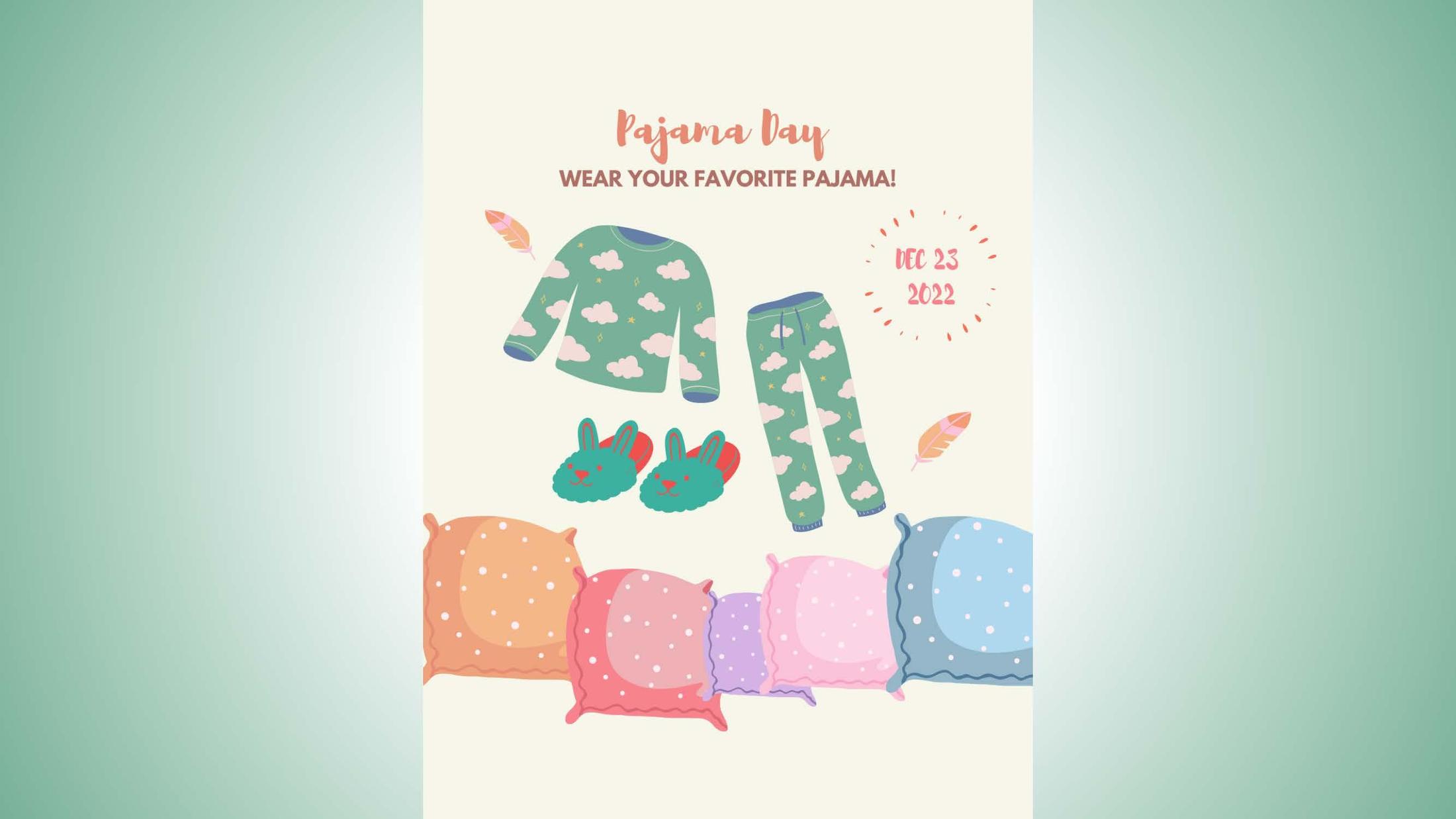 Pajama Day Announcement