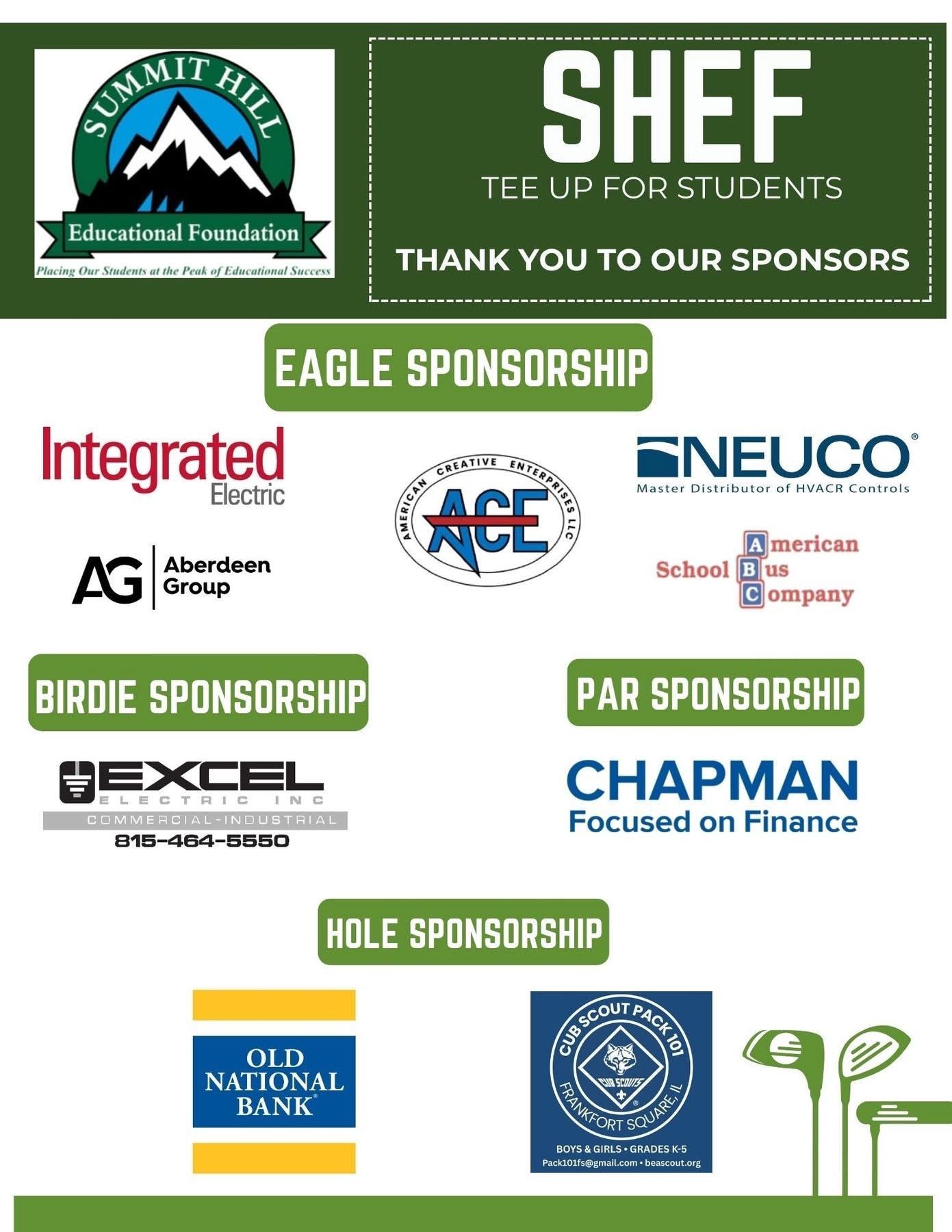 SHEF Golf Outing Raises $6,000+ | Dr. Julian Rogus School