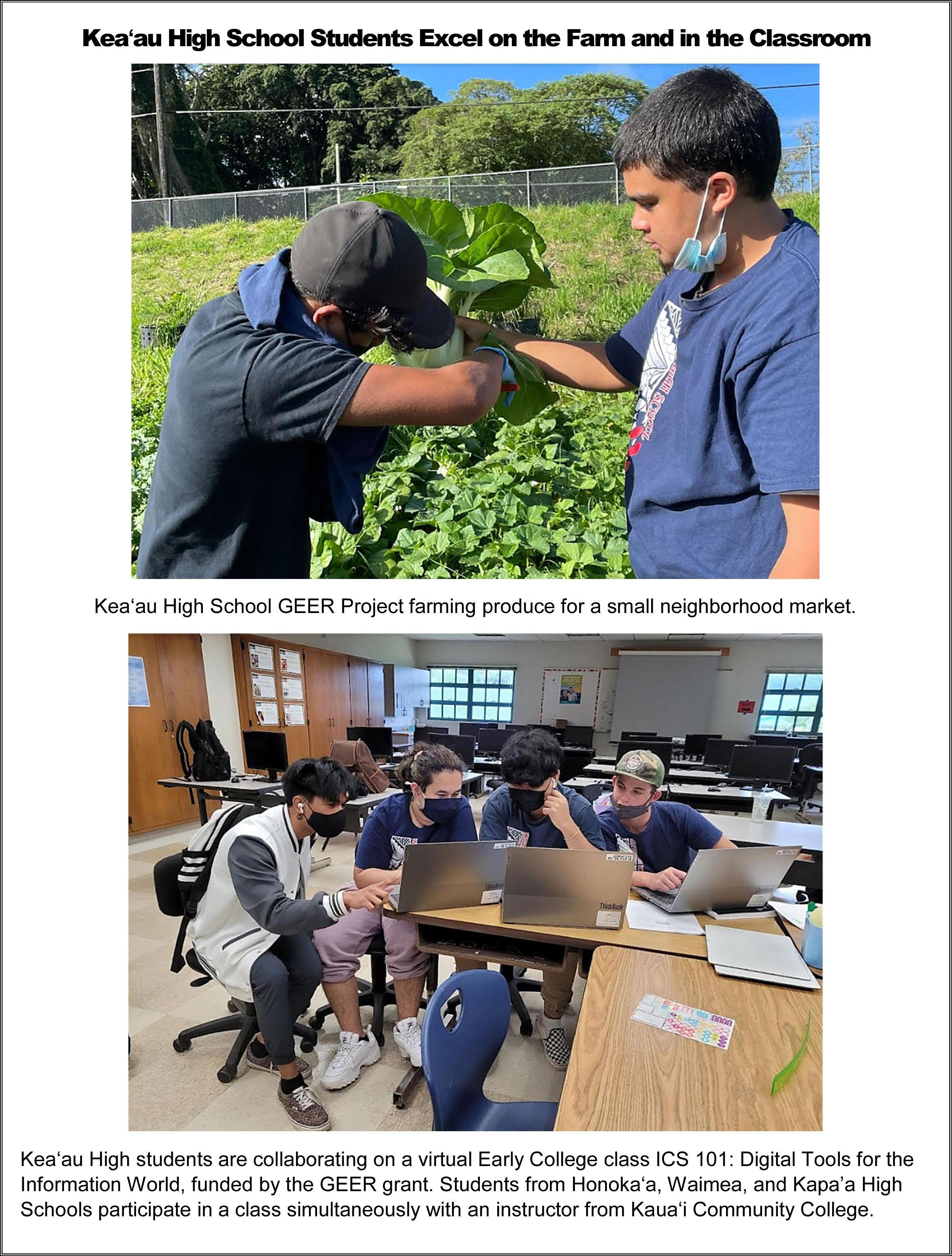 Kea`au HS GEER Project