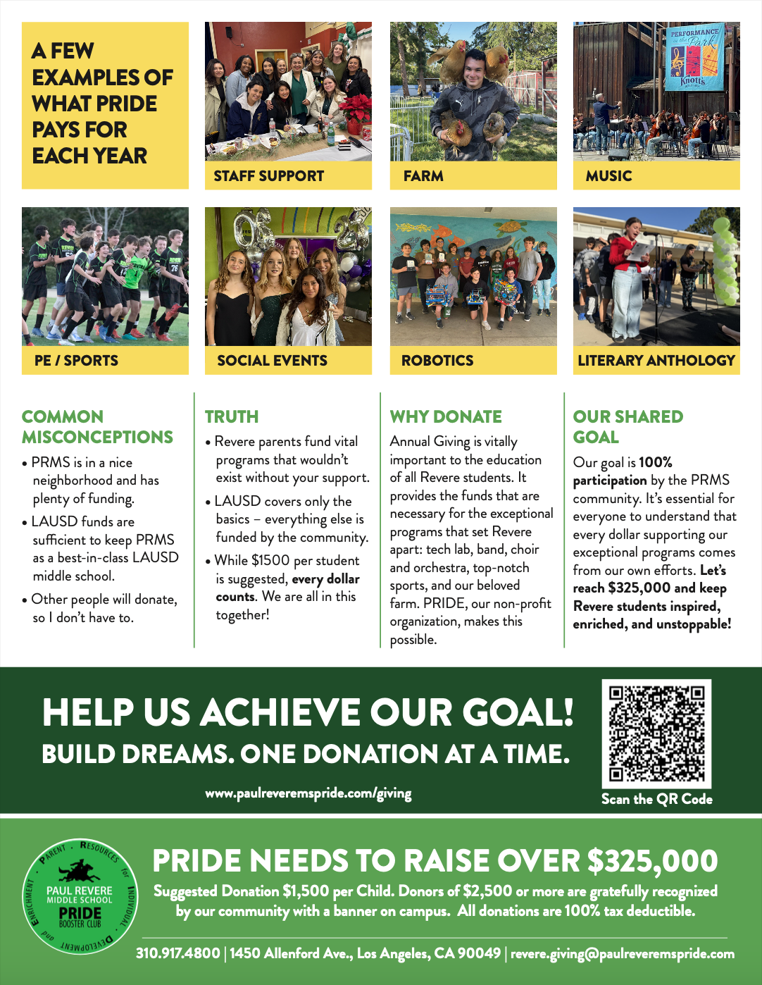 Annual Giving Flyer – Annual Giving – Paul Revere Charter Middle School ...