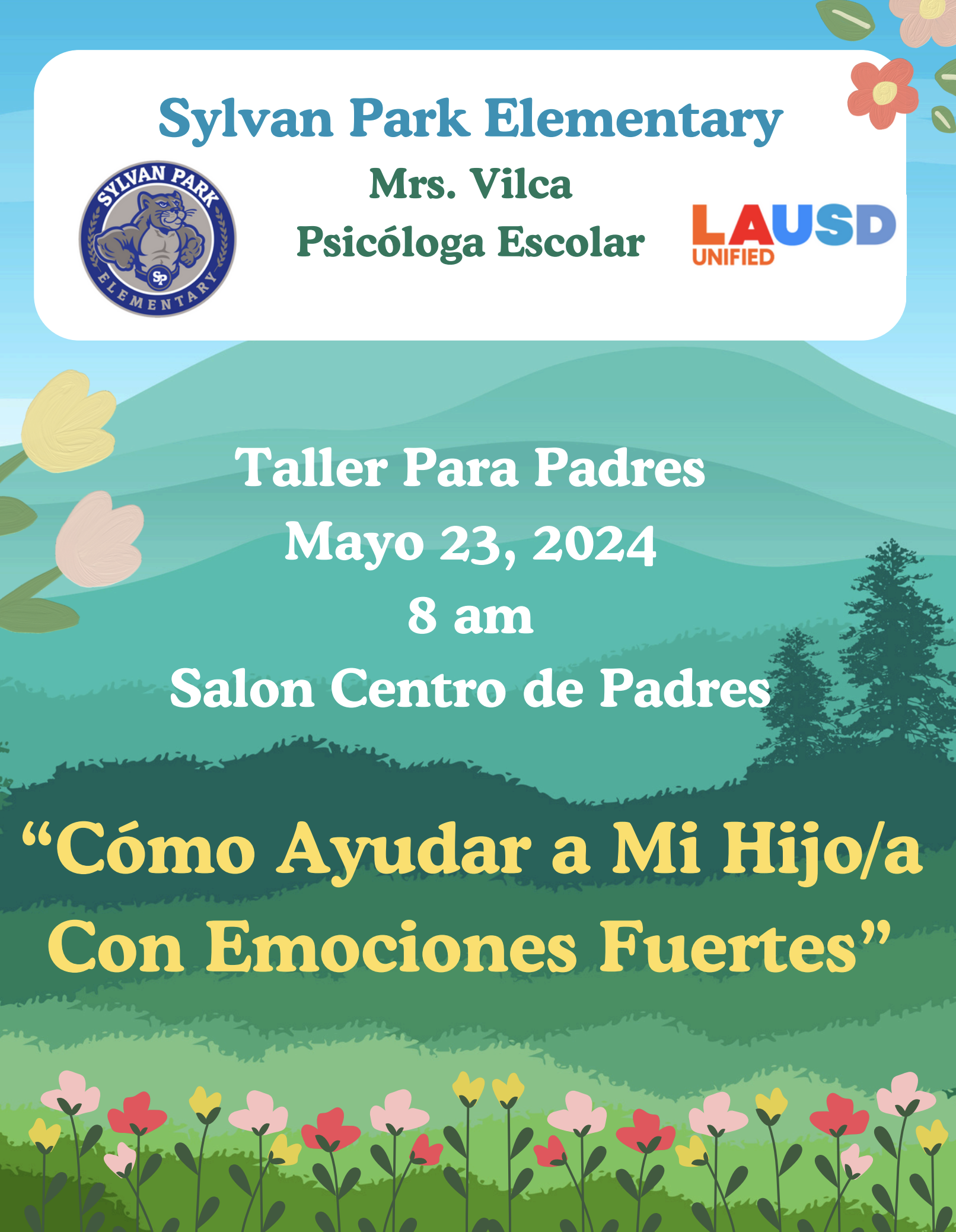 Child Emotions Workshop Sylvan Park Elementary