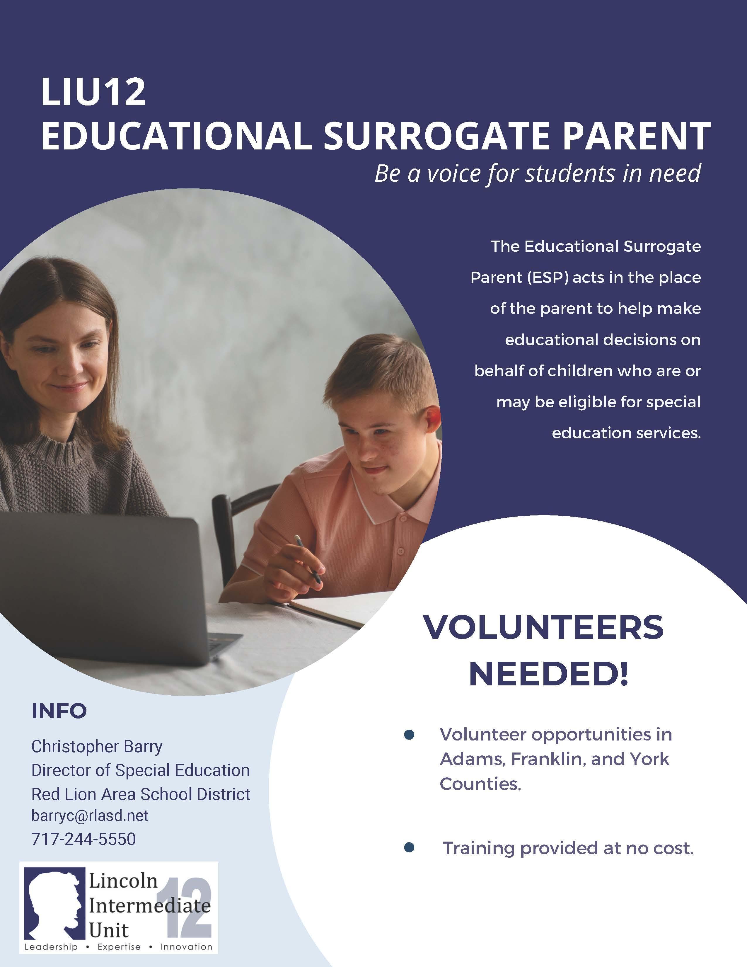 Educational Surrogate Parent – Special Education – Red Lion Area School ...