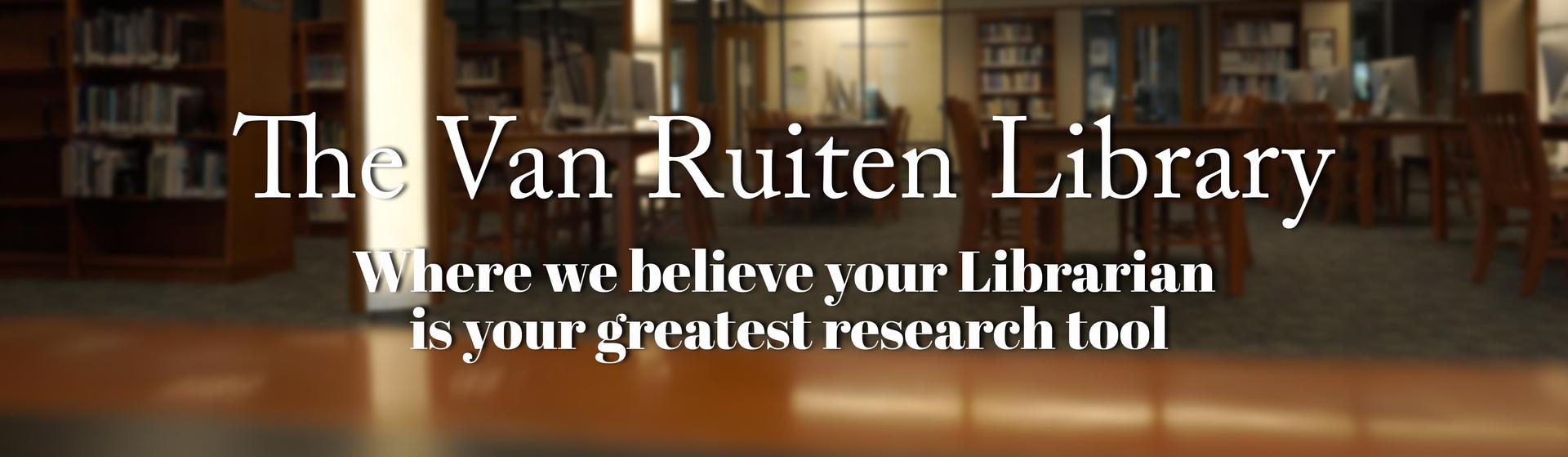 Van Ruiten Family Library - Library Portal - Saint Mary's High School