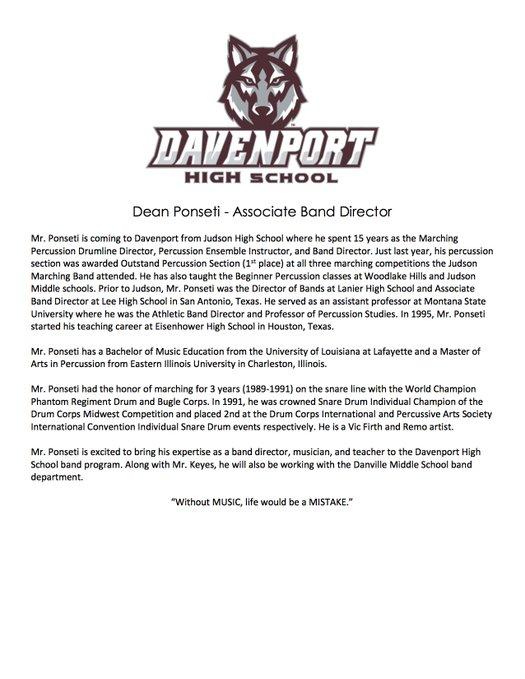 DHS Fine Arts – DHS Fine Arts – Davenport High School