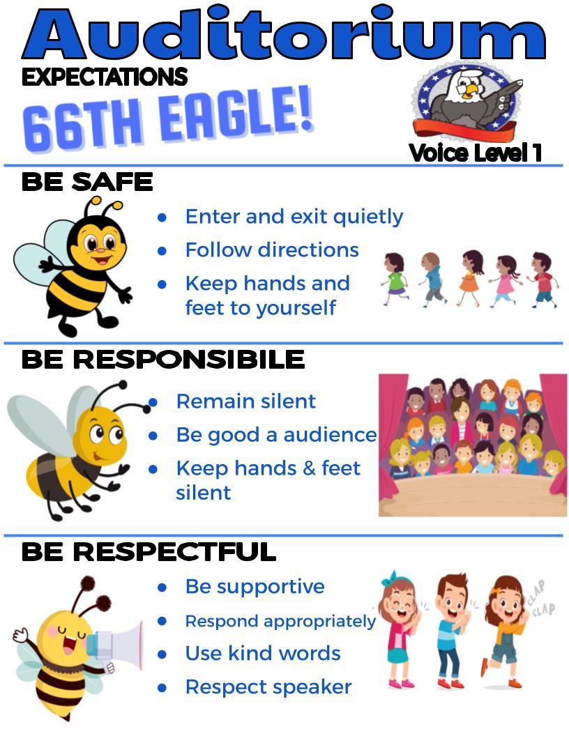 Behavior Expectations – Students – 66th Street Elementary