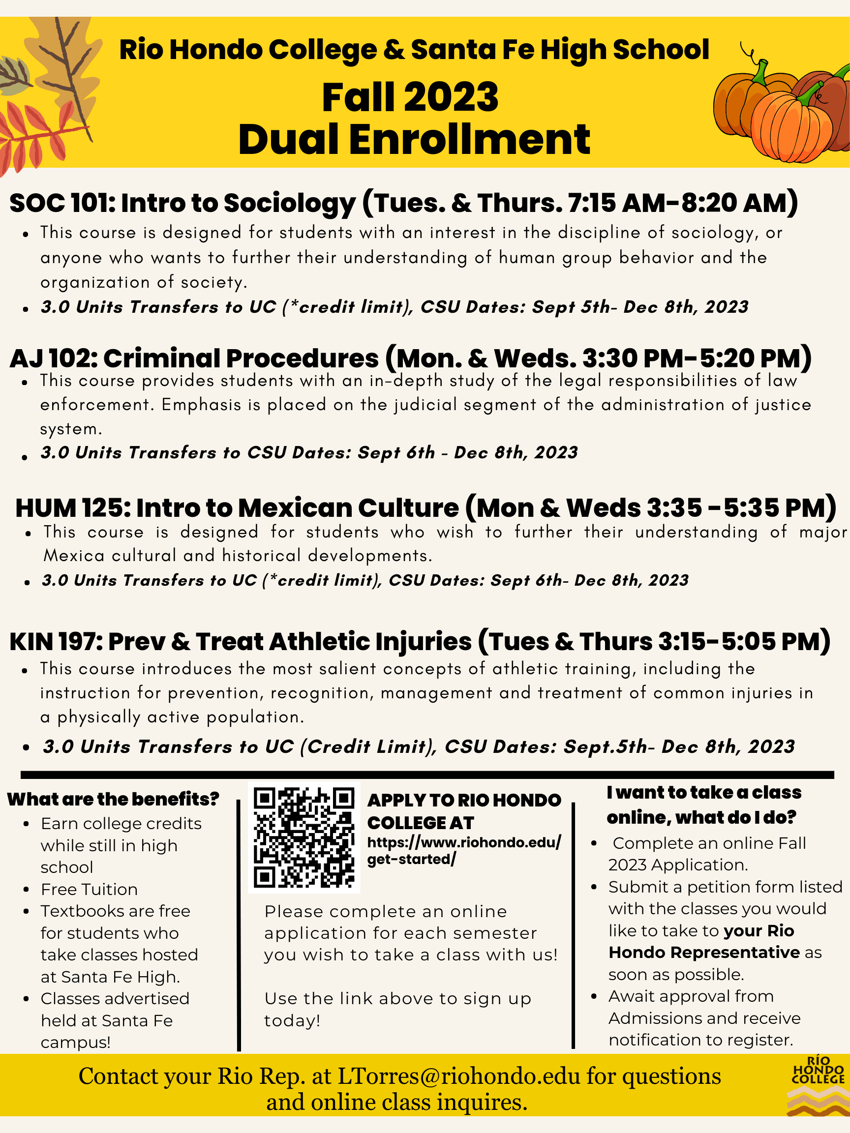 Rio Hondo- Dual Enrollment – College & Career Center Home – Santa Fe ...