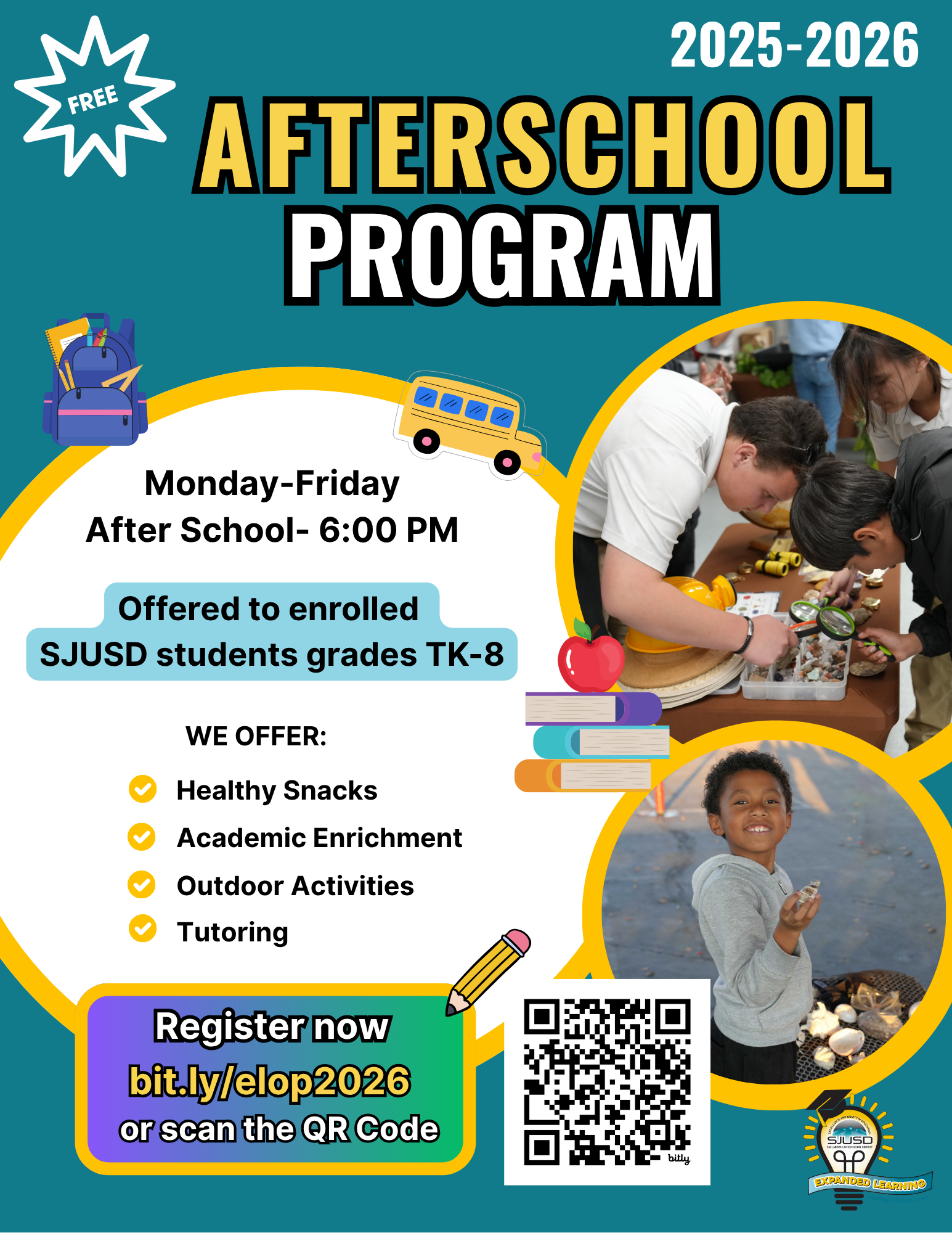 San Jacinto Leadership Academy Expanded Learning Program – Expanded Learning (After School ...