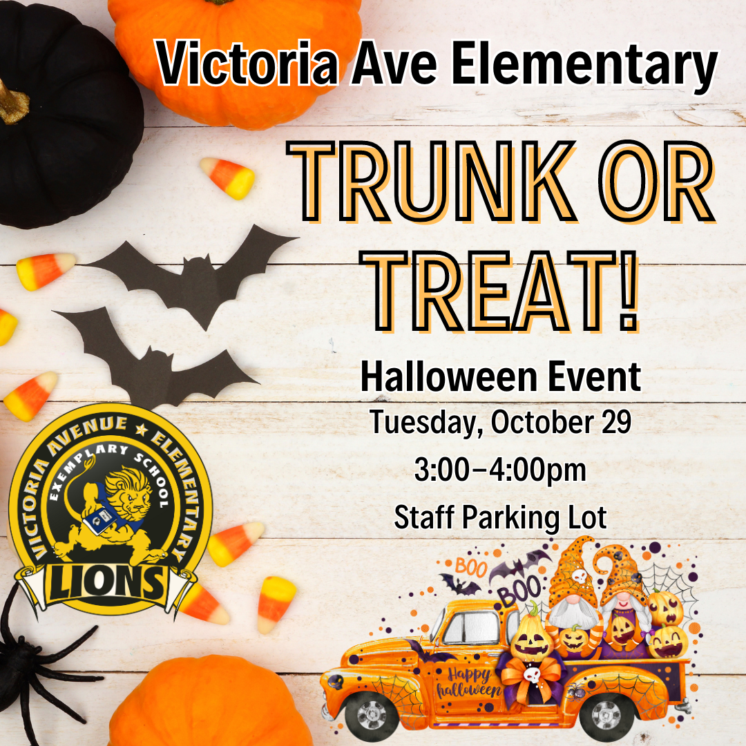 Trunk or Treat Event | Victoria Avenue Elementary