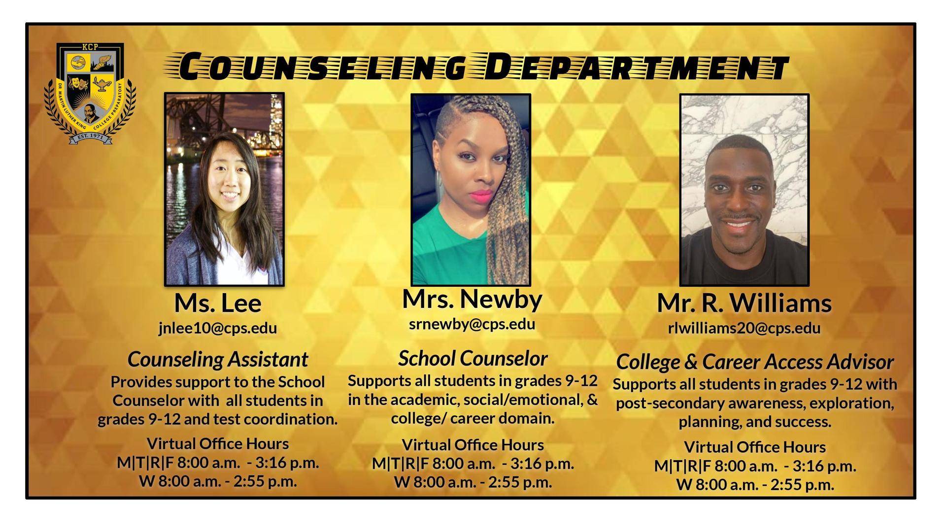 Counseling & Advising – Counseling & Advising – Dr. Martin Luther King ...