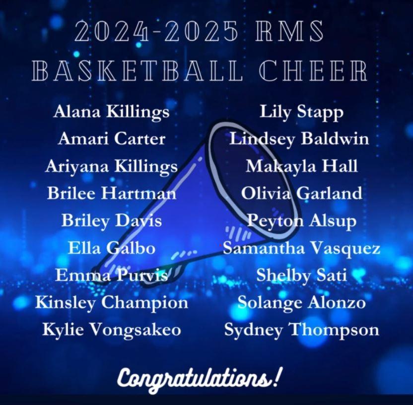 RMS Basketball Cheerleading 2024-2025 – Basketball Cheerleading ...