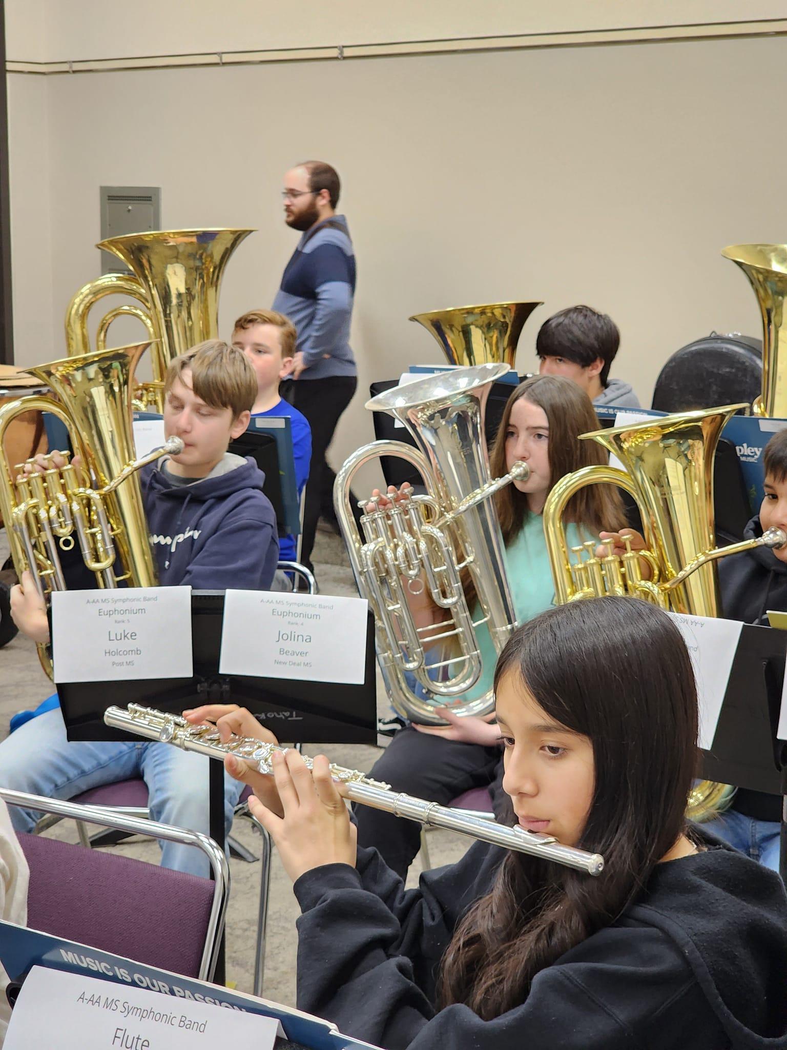NDHS Band Students Advance to All-Region | New Deal Independent School ...