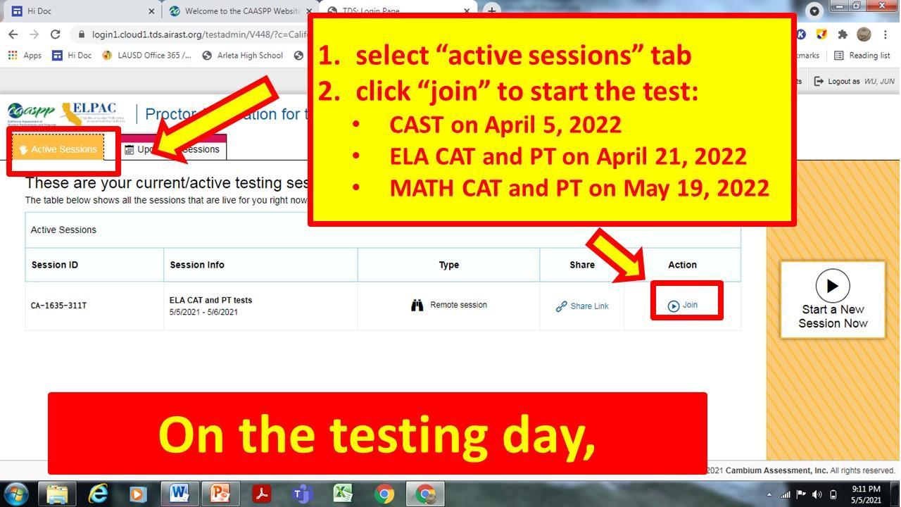 CAASPP Summative: How to Administer CAASPP Summative Tests – Testing ...