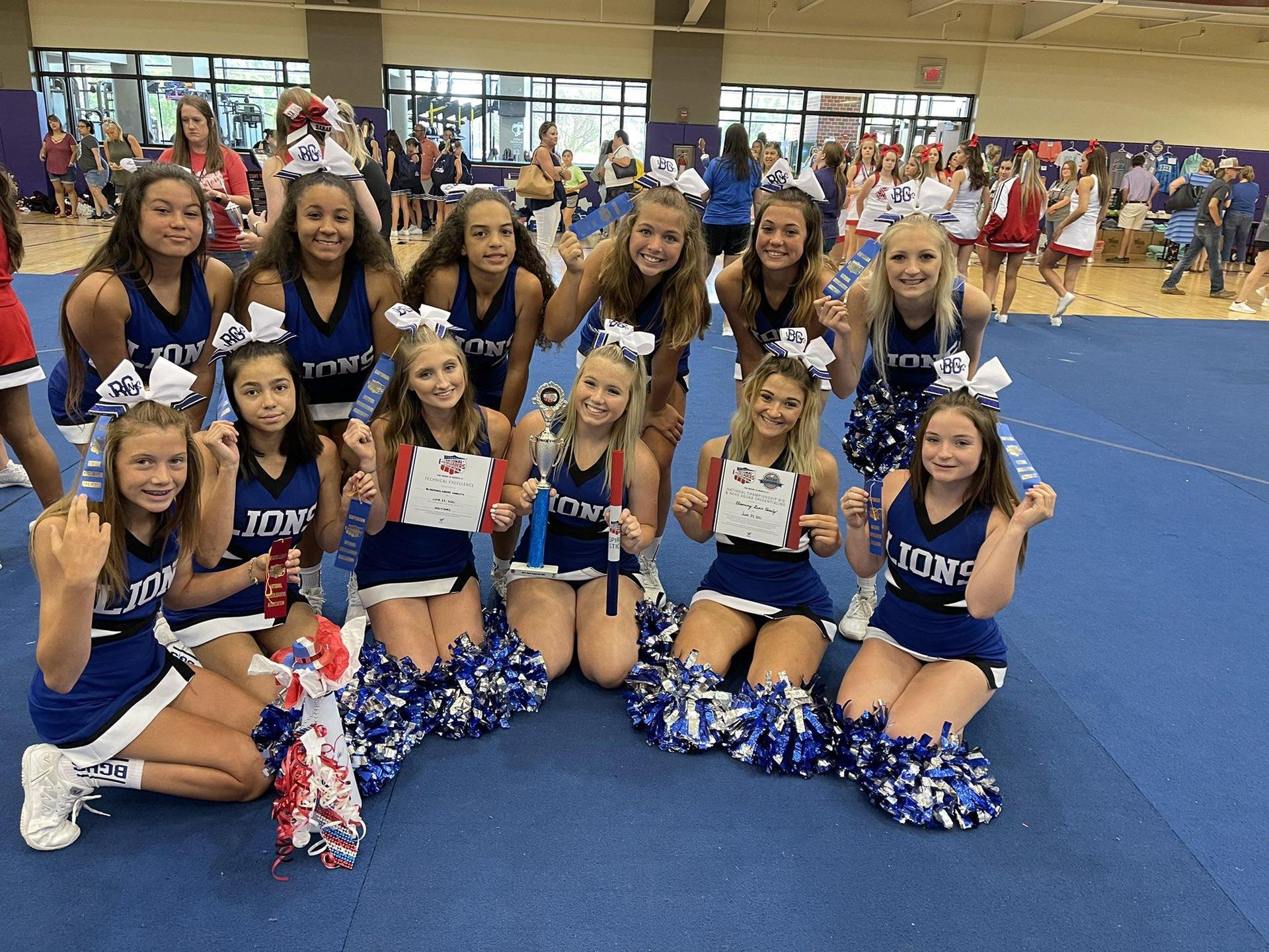 Cheerleading – Athletics – Blooming Grove ISD