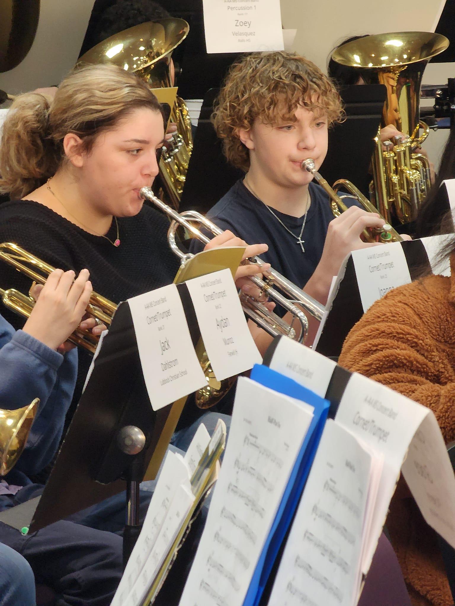 NDHS Band Students Advance to All-Region | New Deal Independent School ...
