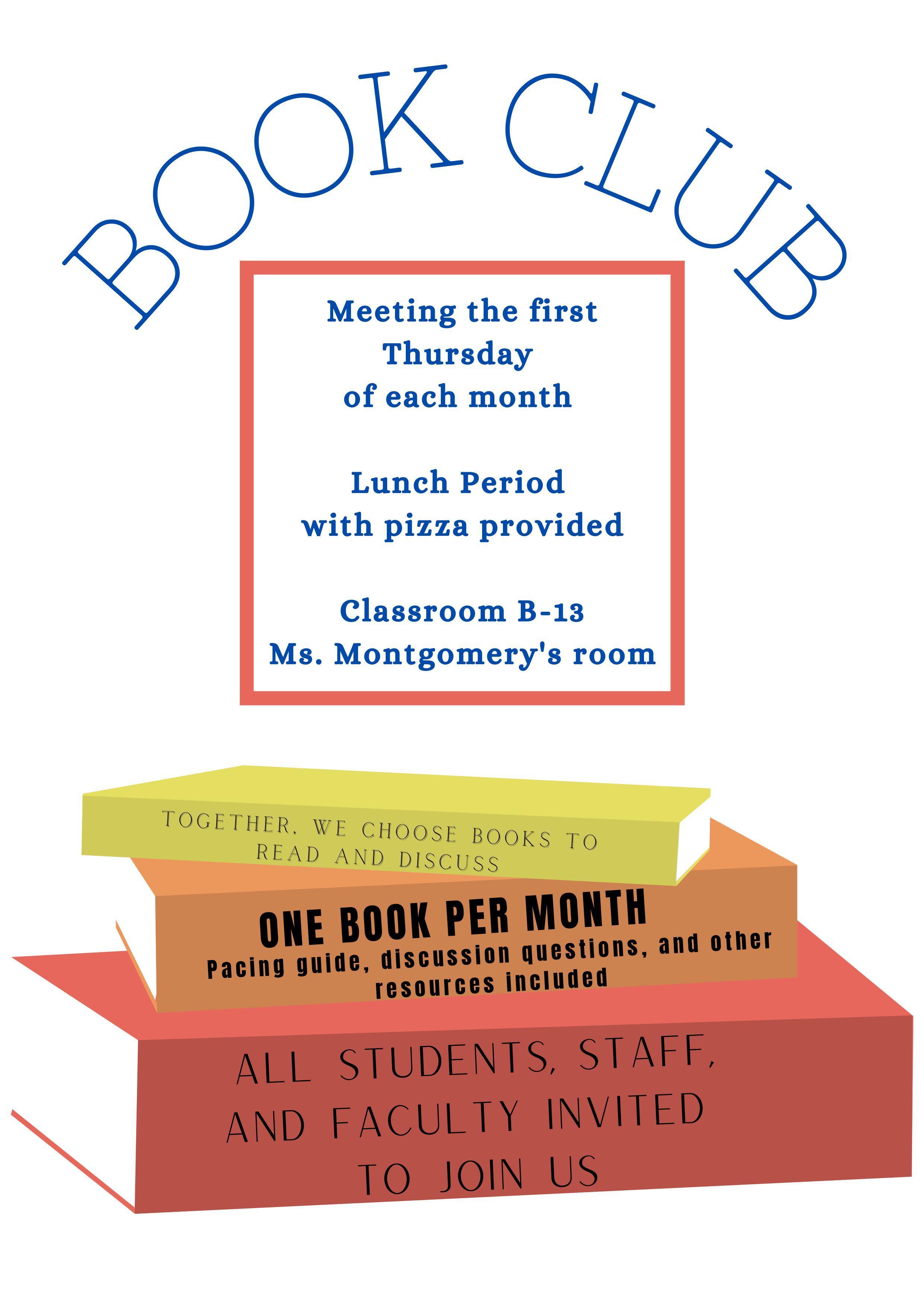 Book Club Poster Template