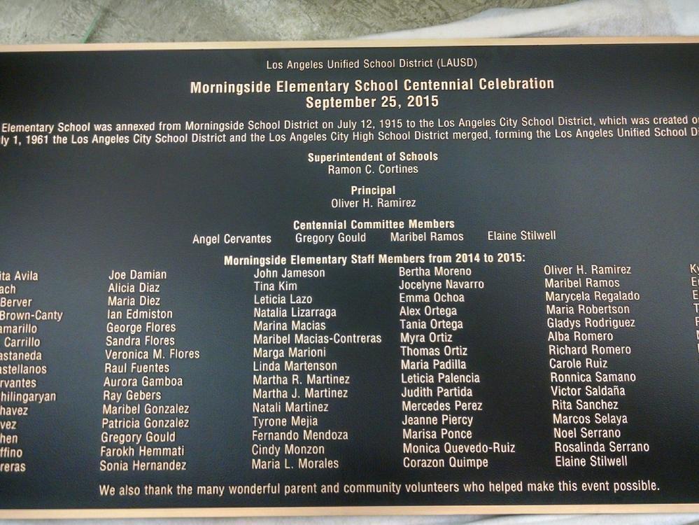 Our School Has History – Our School – Morningside Elementary