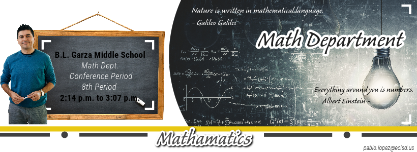 Math Department – Departments – Garza Middle School