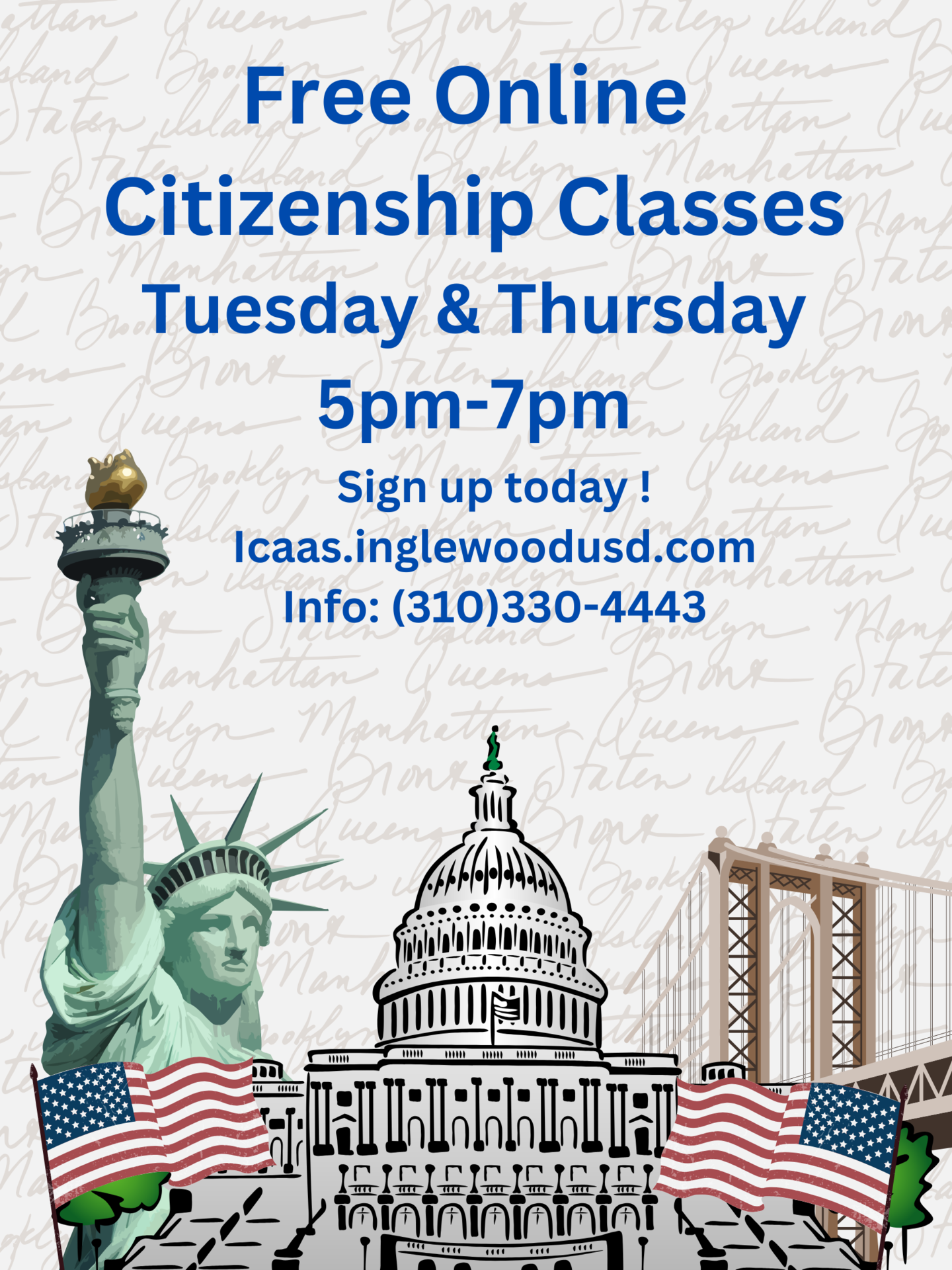 Citizenship Class – Academics – Inglewood Continuation Adult School