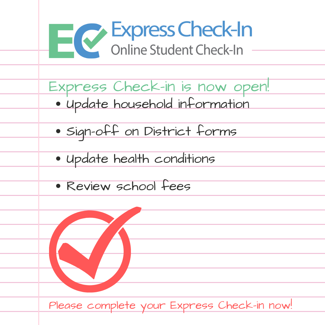 DCSD Express Check-in is now open for AVA families | Aspen View Academy