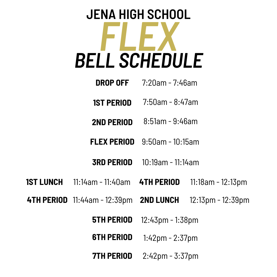Bell Schedule – Bell Schedule – Jena High School