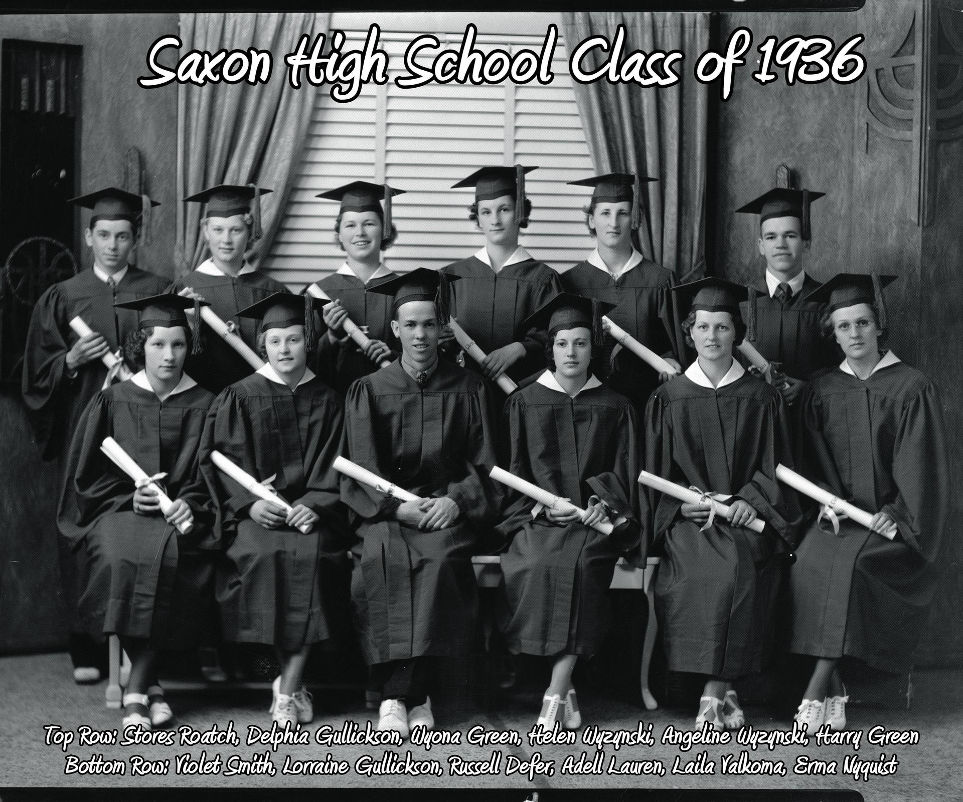 Saxon Graduating Classes – Graduating Class Pictures – Hurley School ...