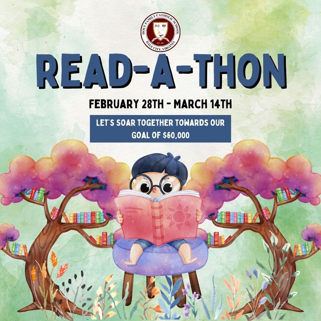 READ-A-THON | Feb. 28th - March 14th | Holy Family Catholic School