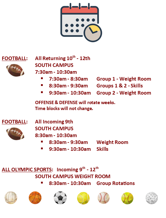 Summer Training Program (STP) Brochures – Athletics – Deer Park ...