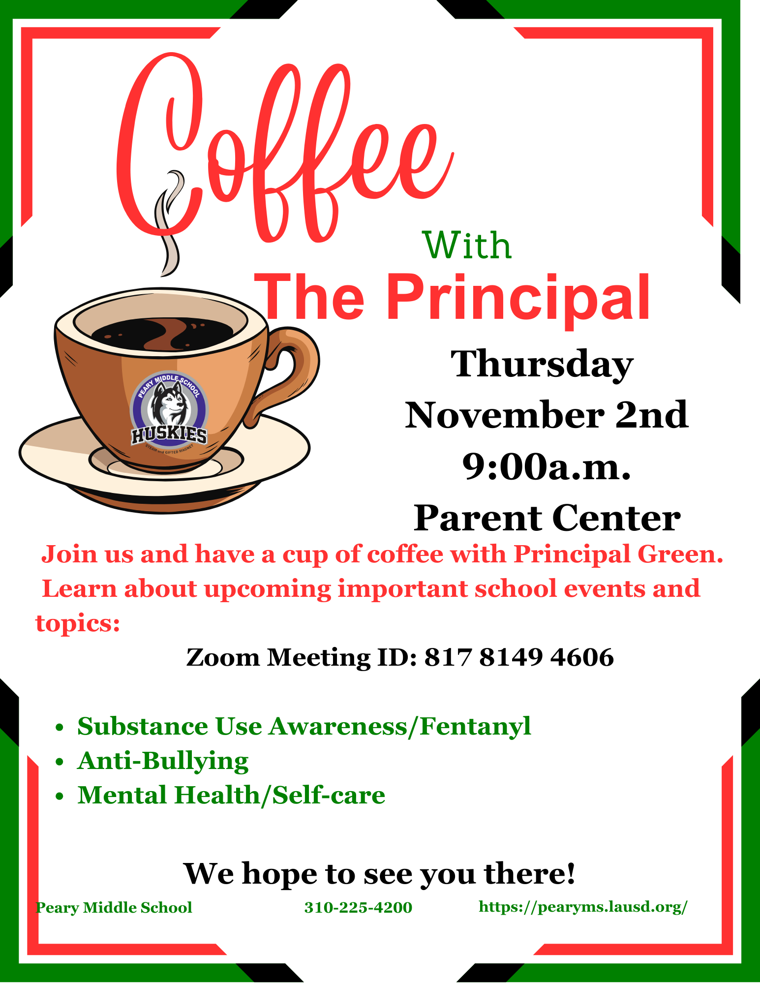 Current News – Parents/Families – Robert E Peary Middle School