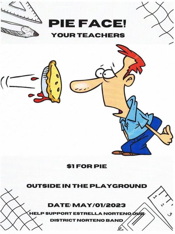 Pie Face Your Music Teacher | Desert View Elementary School