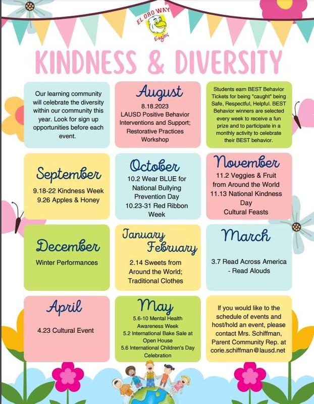 Kindness and Diversity | El Oro Way Charter for Enriched Studies