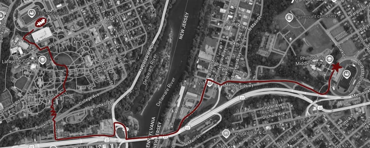 "The Walk" Plan & Directions – Thanksgiving Day Activities – Athletics