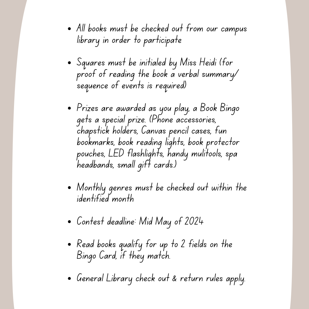 Library – General Information – Alternative Education