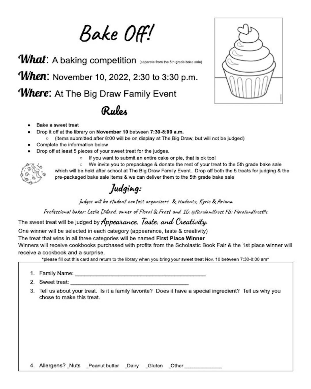 The DKIES Bake Off Nov 10 2022 Daniel K Inouye Elementary School The DKIES Bake Off Nov 10 2022 Daniel K Inouye Elementary School