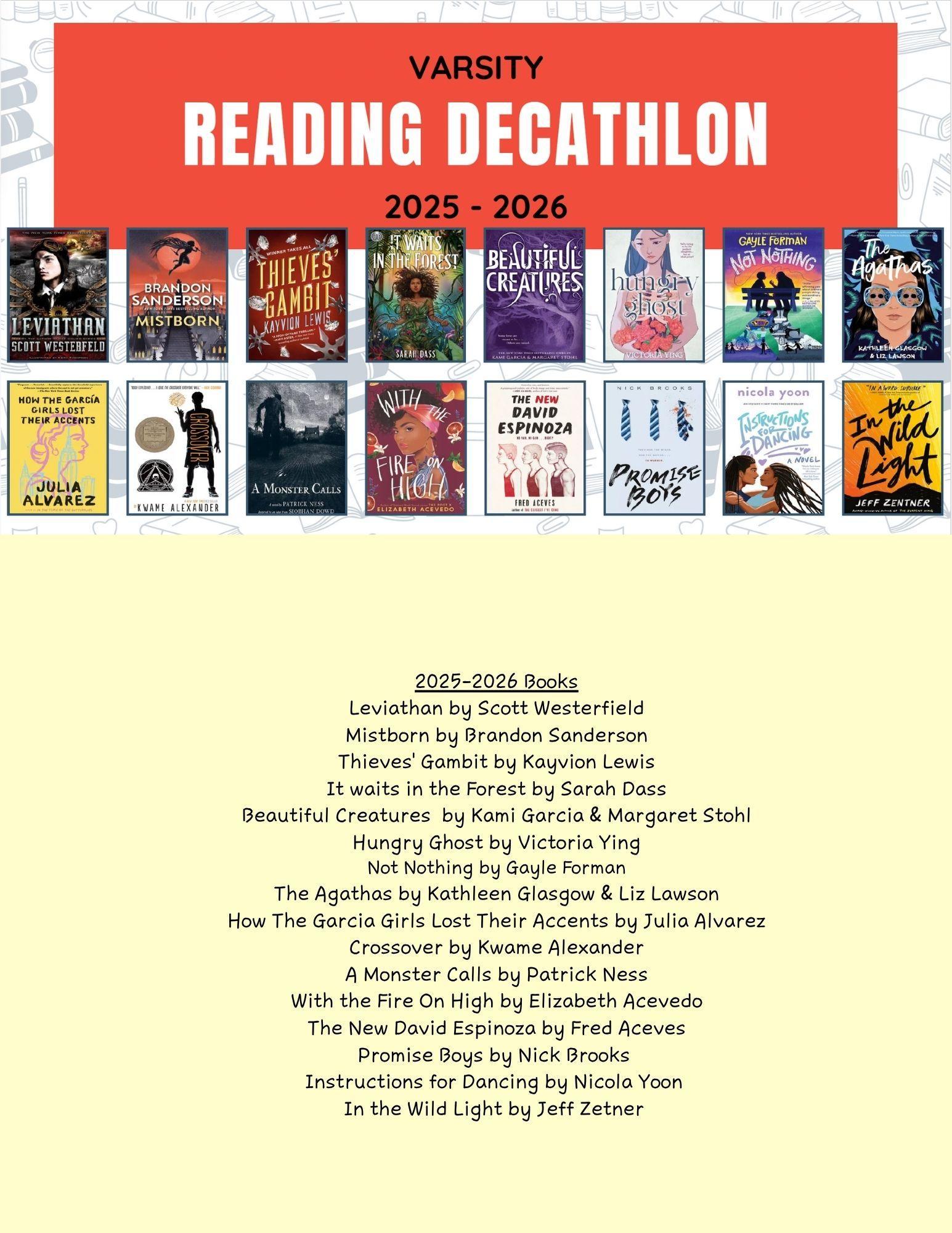 Varsity Reading Decathlon – LIBRARY – Mervyn M. Dymally High School
