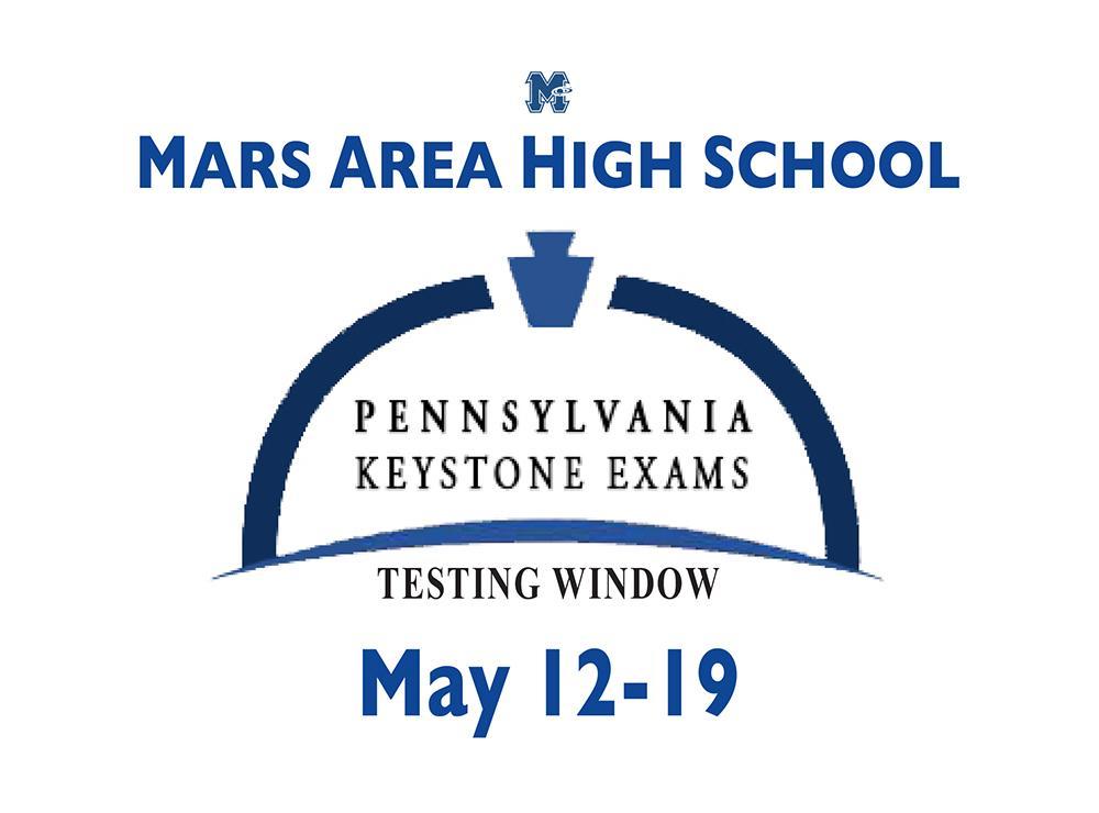 Keystone Exams - May Testing Schedule (updated 05.14.25) | Mars Area ...