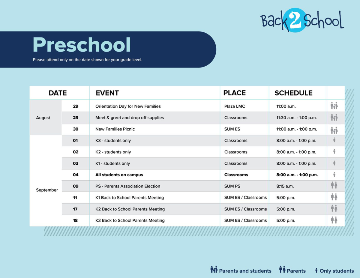 Back to School - School year 25-26