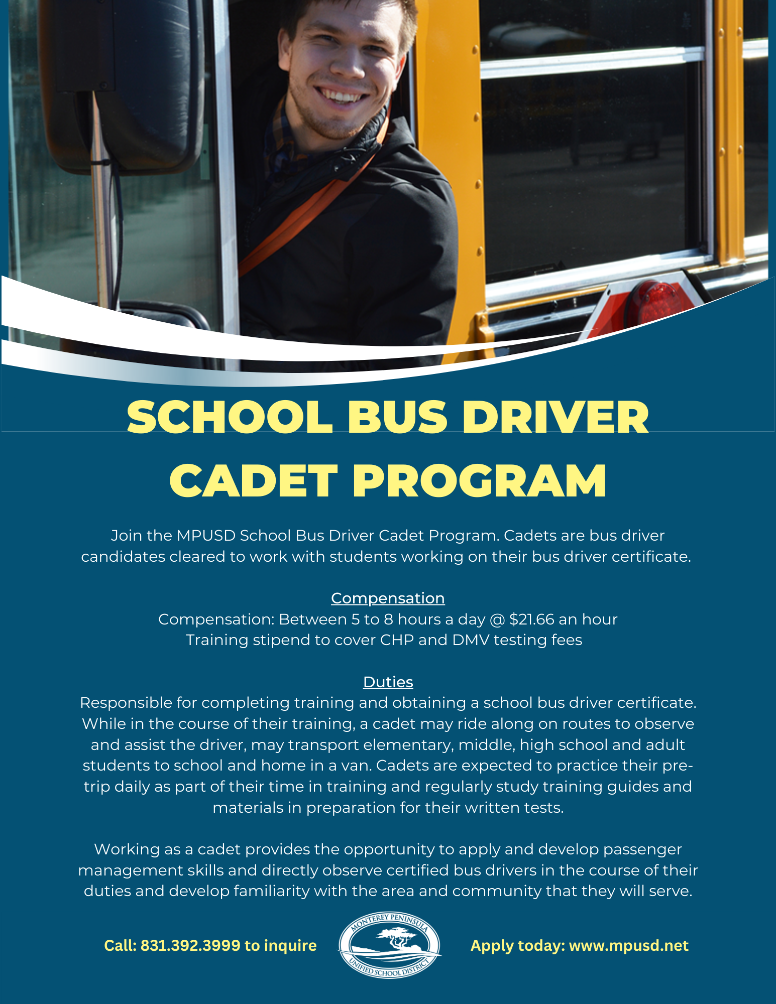 Transportation - Departments - Monterey Peninsula Unified School District