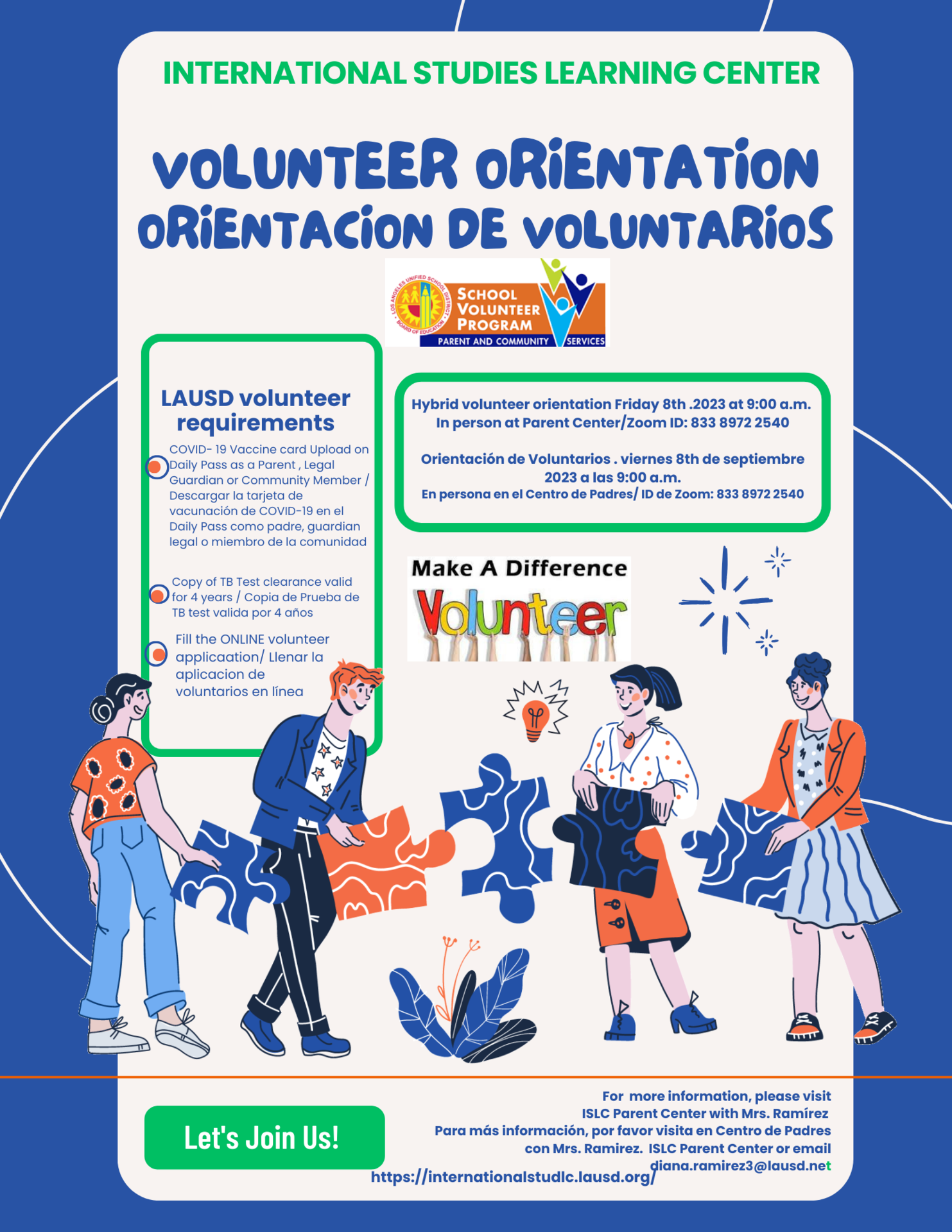 Parents – Parents/Padres – International Studies Learning Center