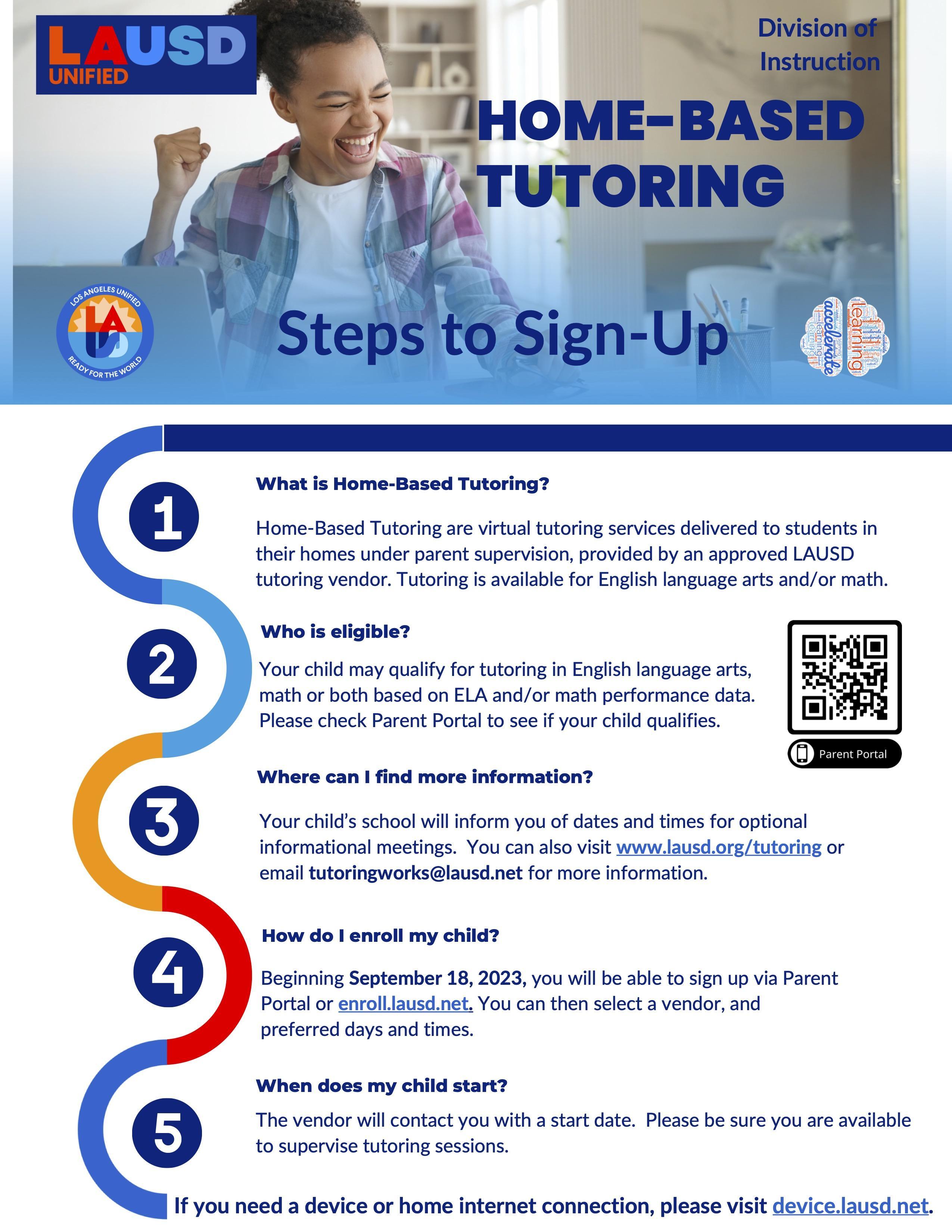LAUSD Home-Based Virtual Tutoring | Nava College Preparatory Academy
