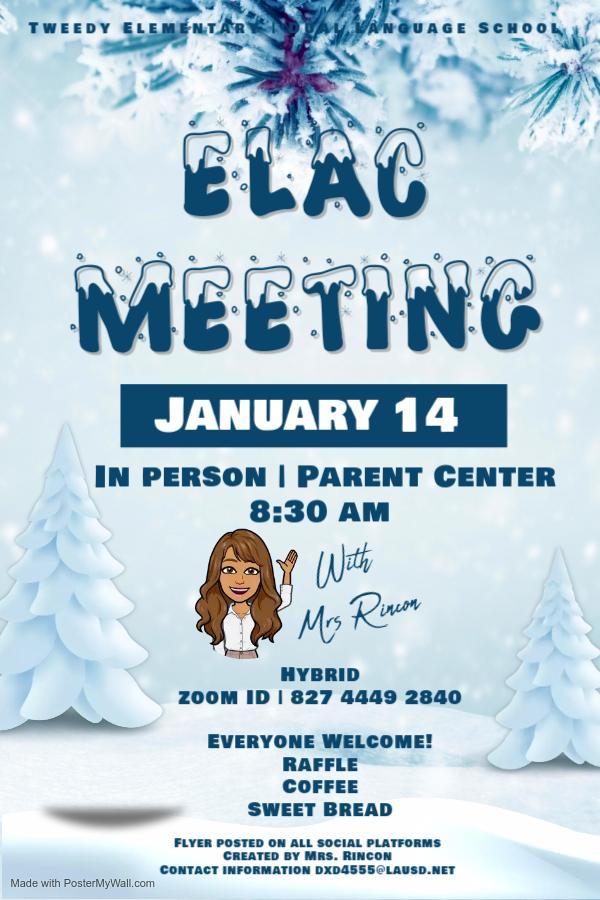 ELAC/SSC – Parents – Tweedy Elementary