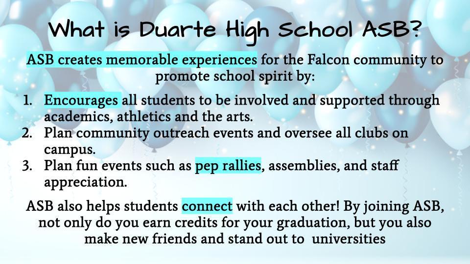 9th Grade Meeting Presentation – Grade Level Meetings – Duarte High School