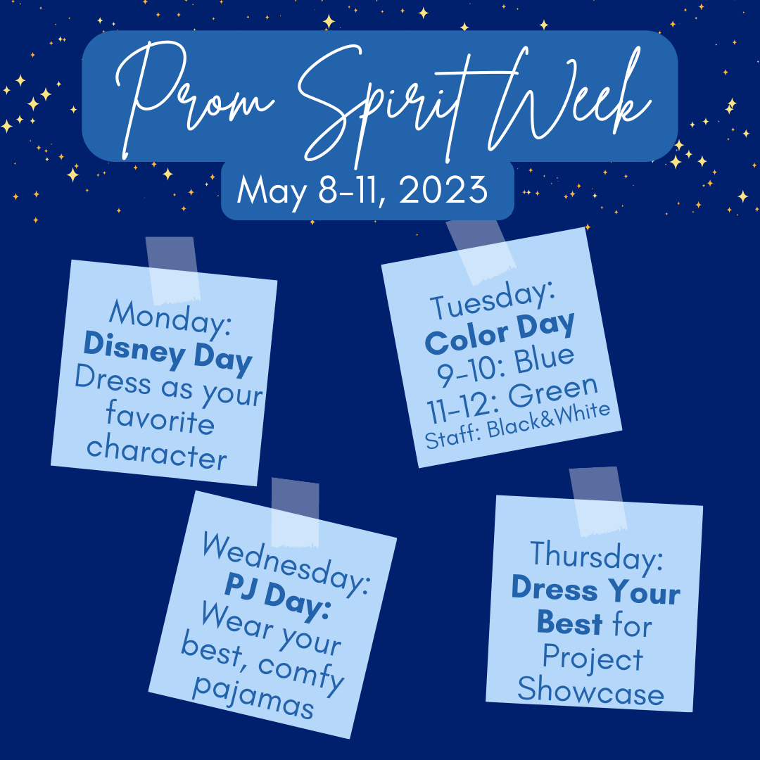 Spirit Week Dress Up Days