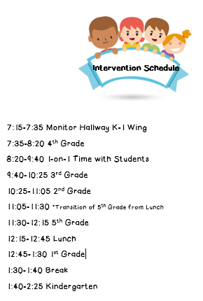 Schedule – Angel Hollandsworth – Lascassas Elementary School