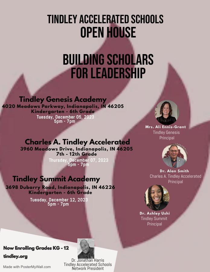 TAS Open Houses | Tindley Genesis Academy